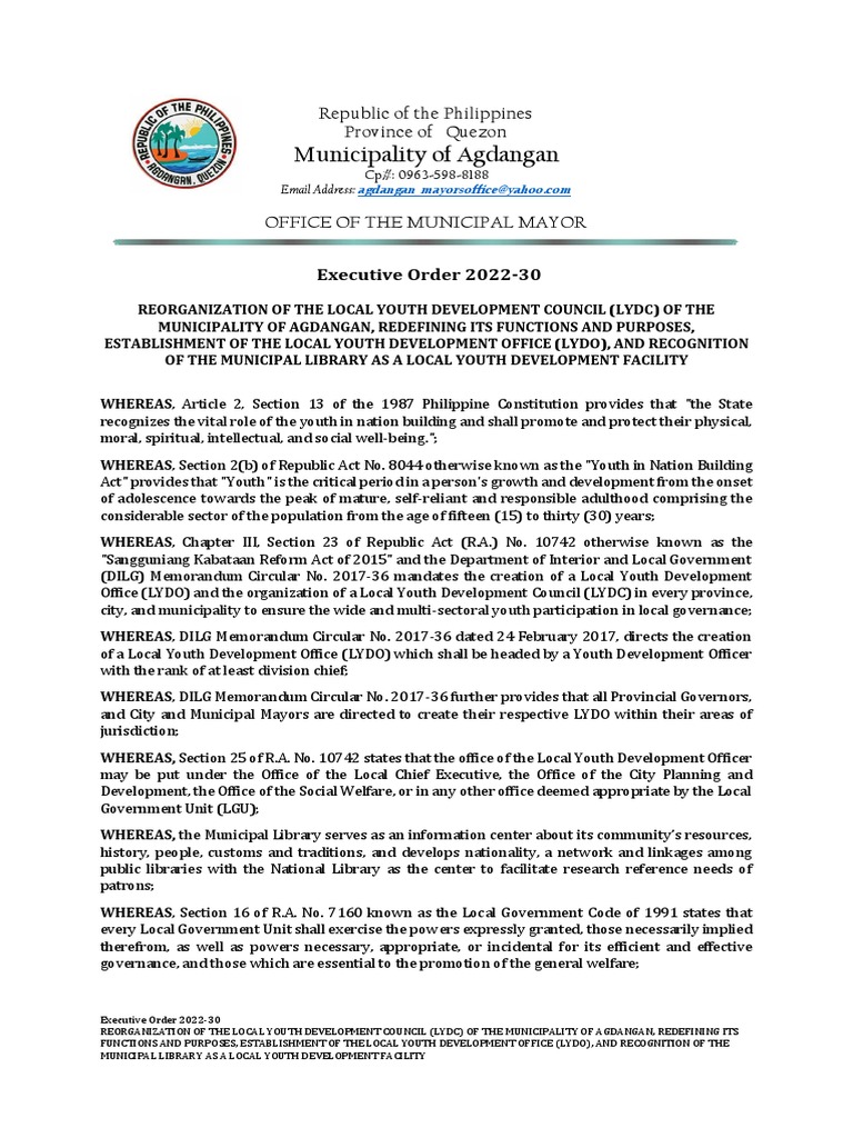 LYDC Reorganization | PDF