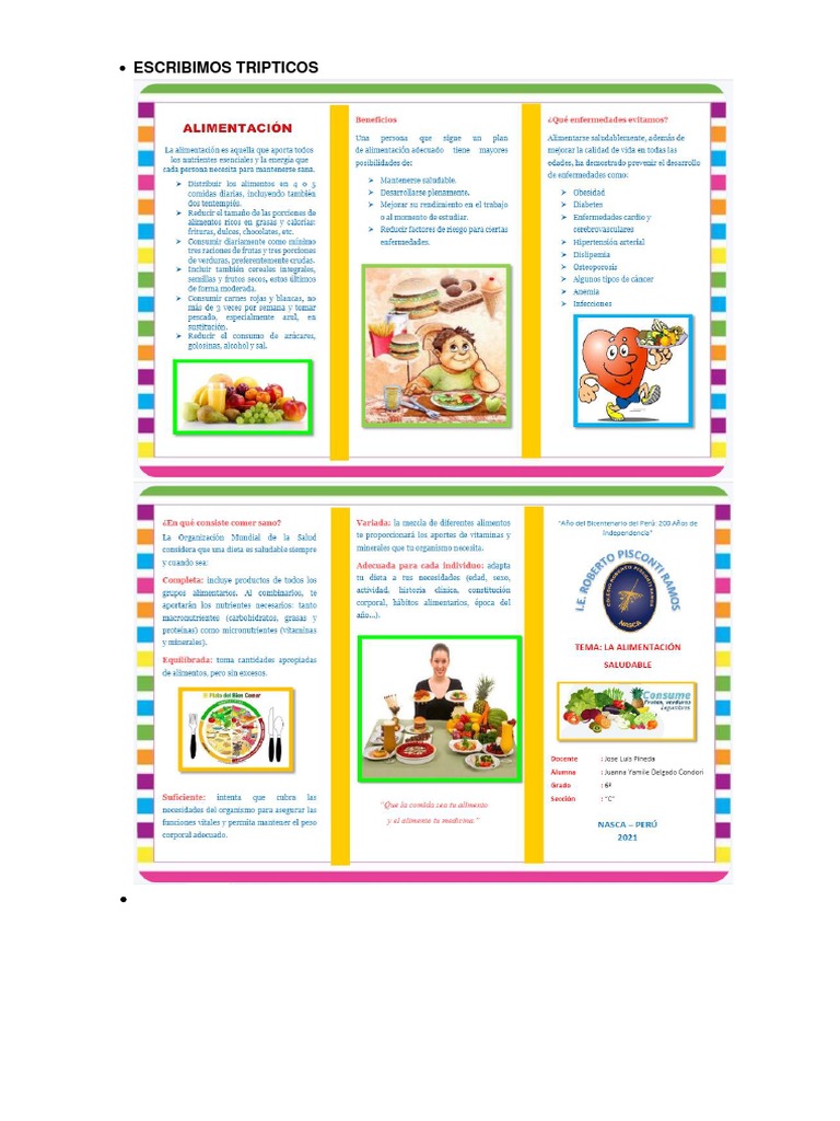 Escribimos Tripticos | PDF