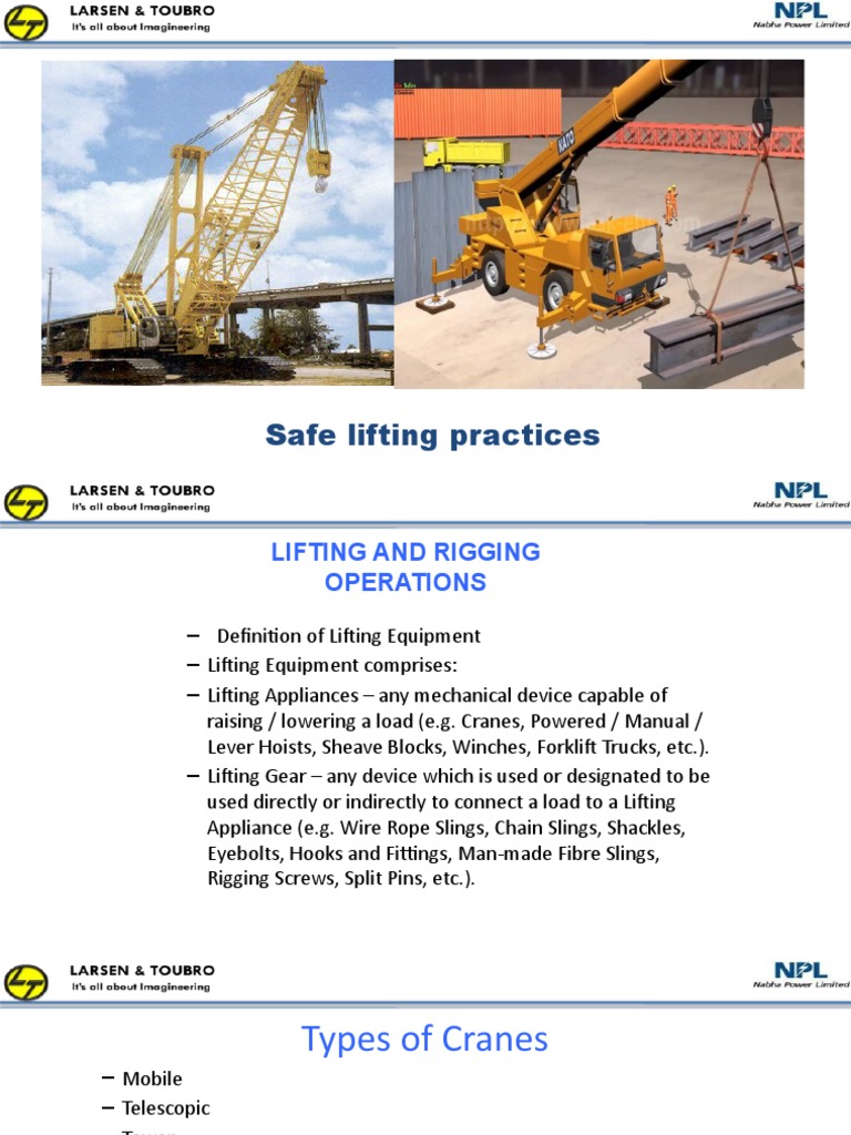 Safe Lifting Practices | PDF