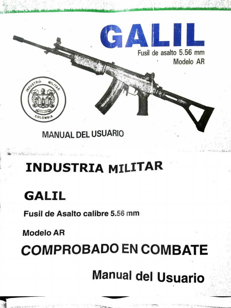 Manual Fusil Galil 5,56 AR | PDF