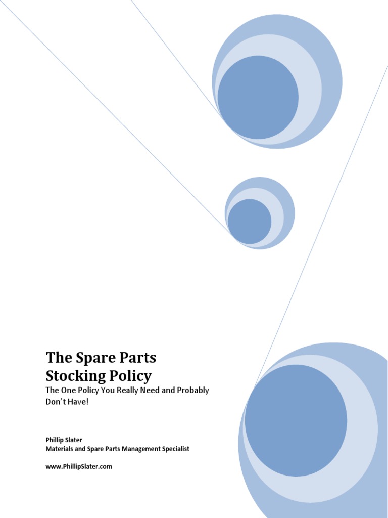 Spare Parts Stocking Policy | PDF