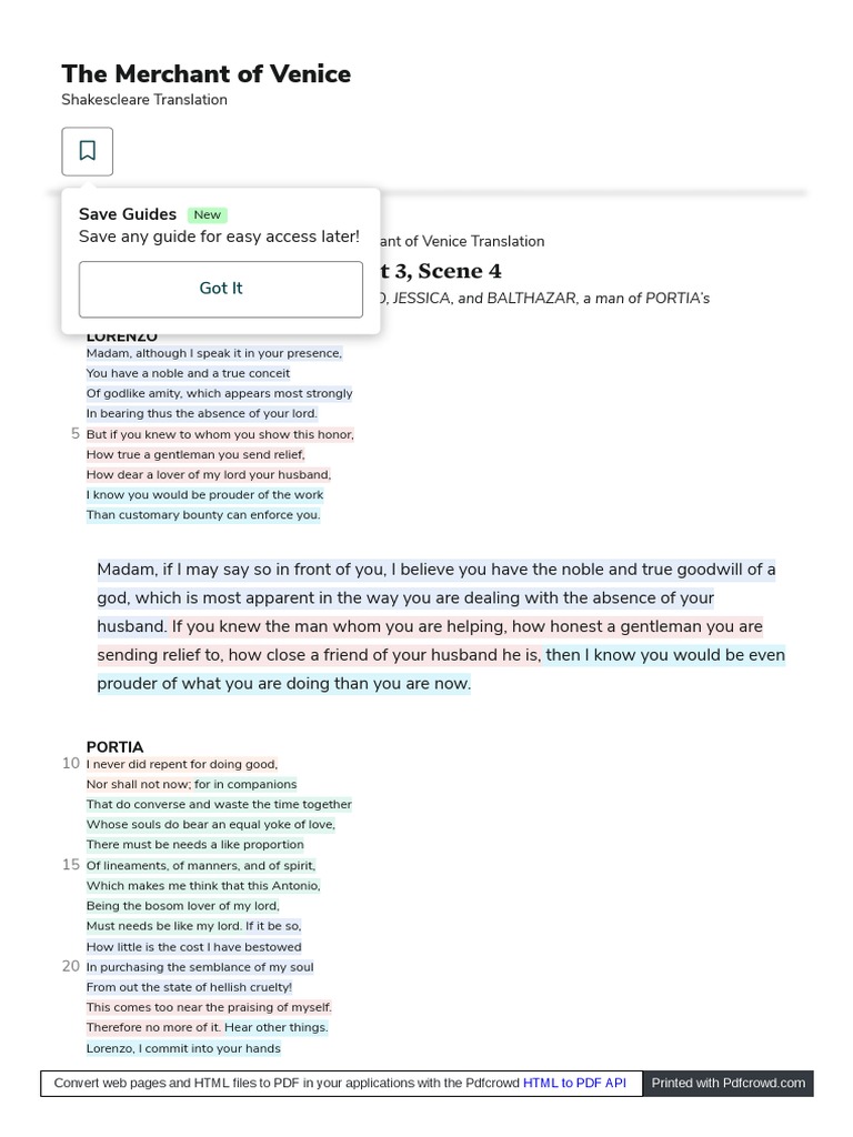 Www Litcharts Com Shakescleare Shakespeare Translations the (1) | PDF