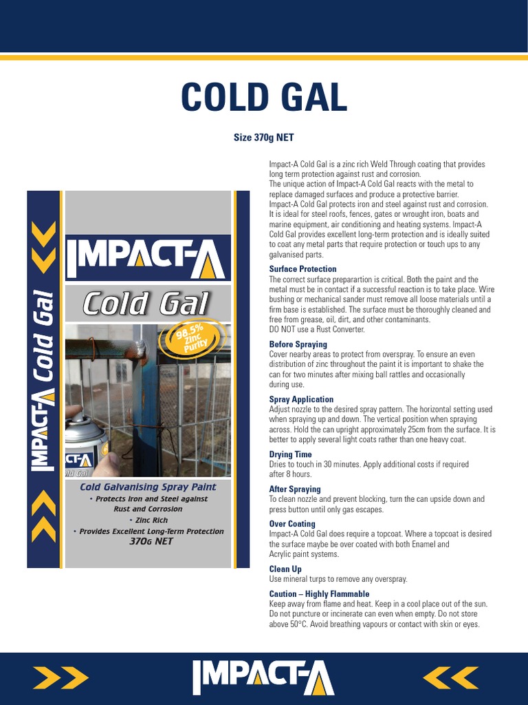Cold Gal Msds | PDF