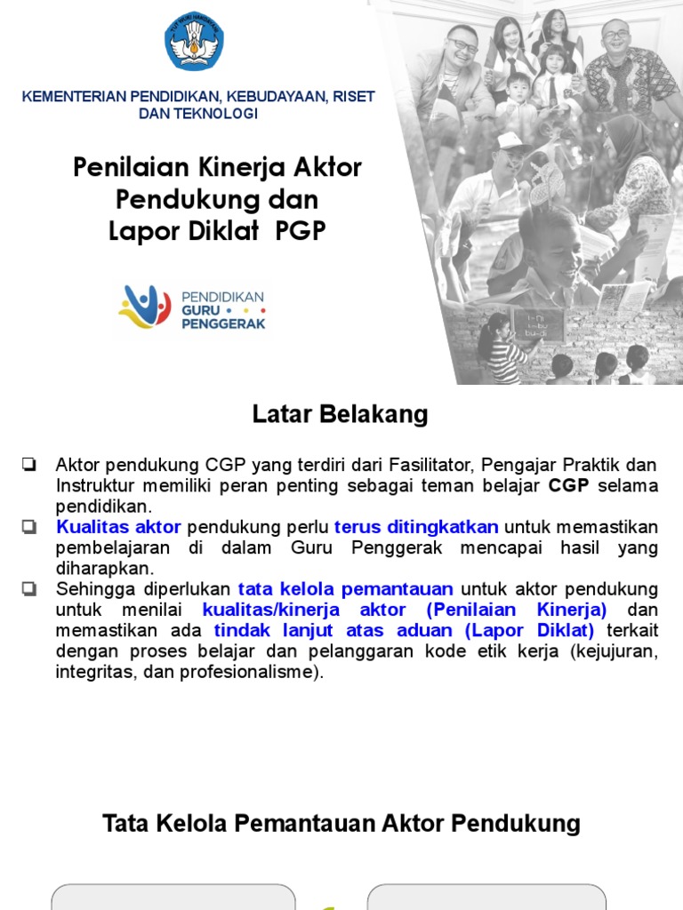 Paparan Untuk A9 - Penilaian Kinerja PGP Dan Lapor PGP | PDF