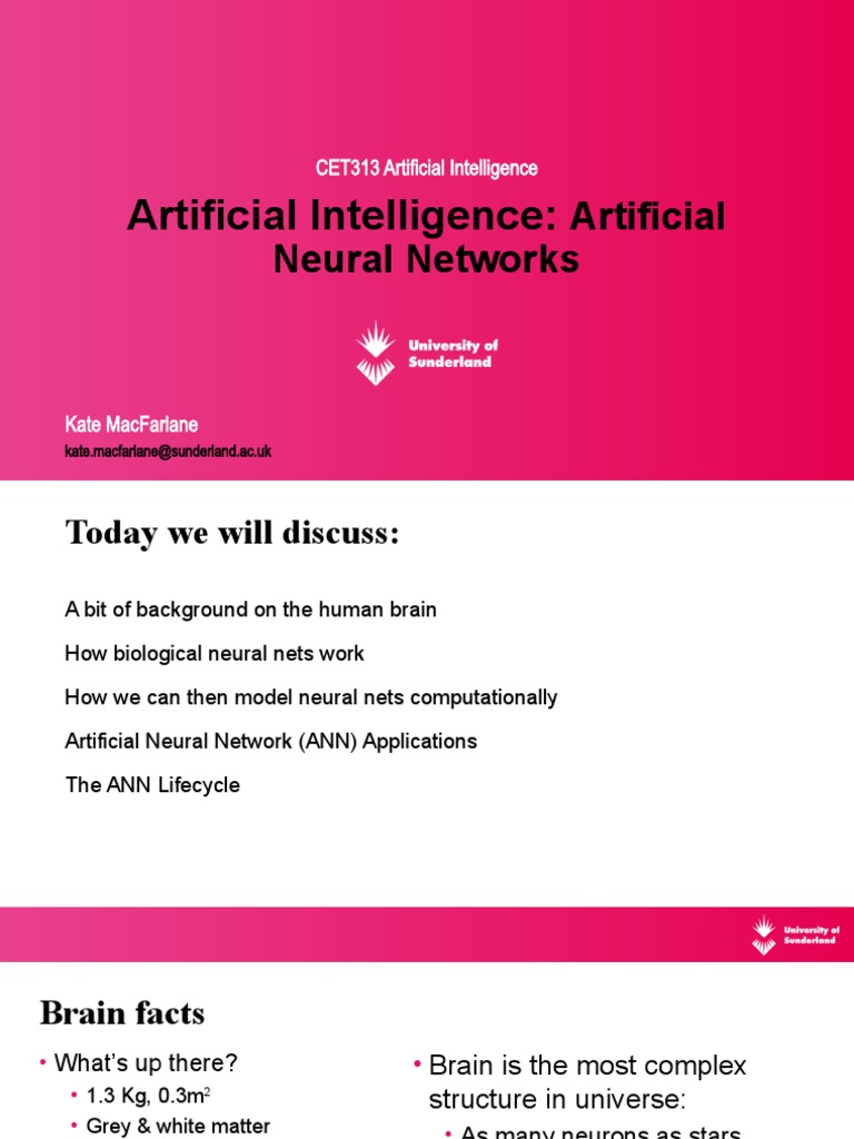 Artificial Neural Networks | PDF