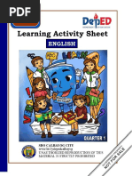 English 9 Quarter 1 Module 1 PDF | PDF