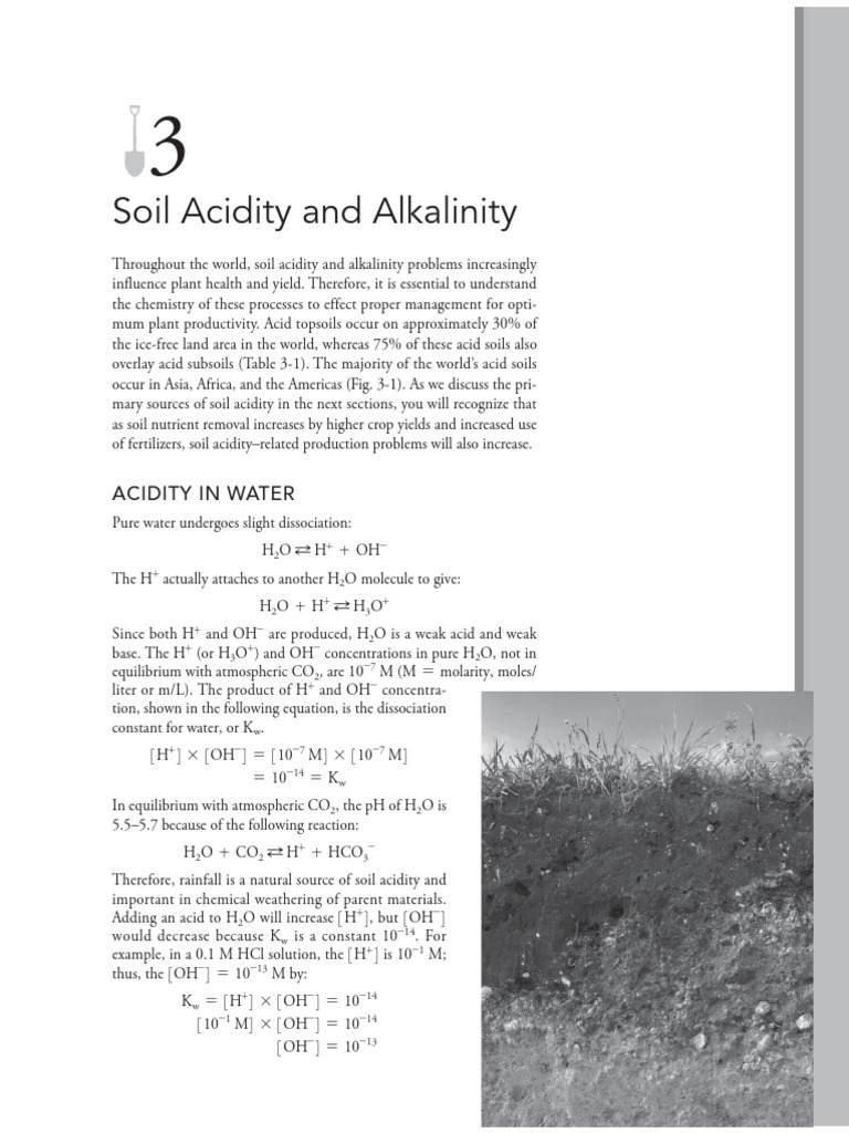 Soil Acidity and Alkalinity | PDF | Soil | N Ox