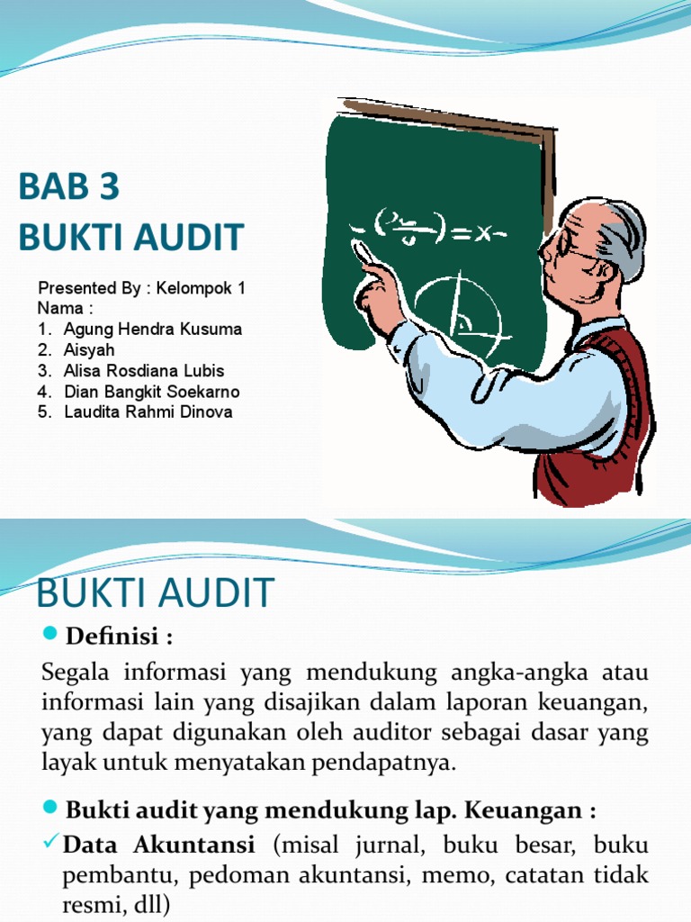 BAB 3 Bukti Audit BAB 4 Kertas Kerja | PDF