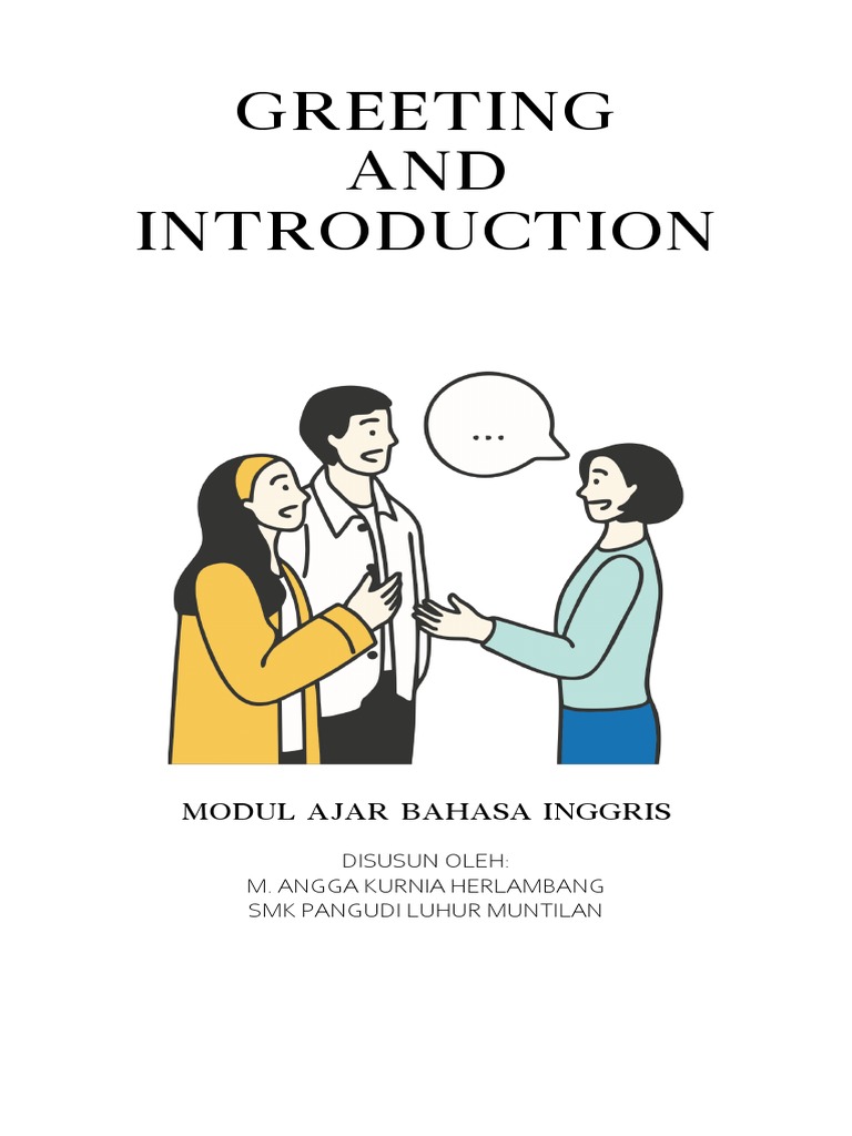 Modul Ajar Bahasa Inggris - Greeting and Introduction - Fase E | PDF