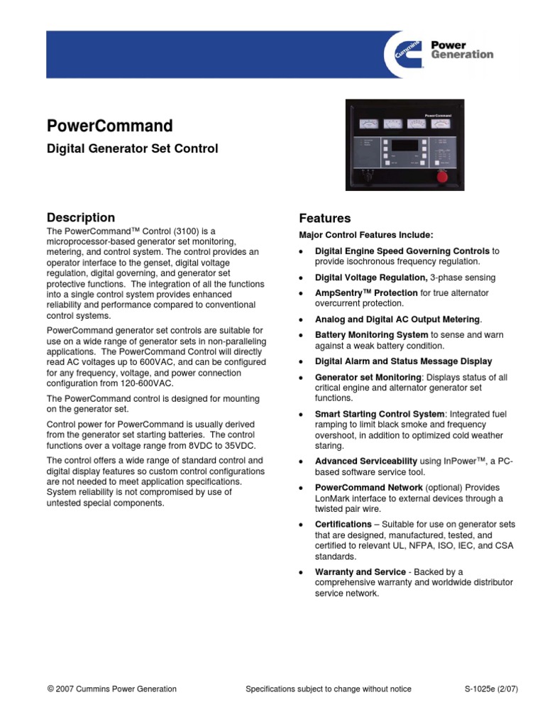PCC specification | PDF