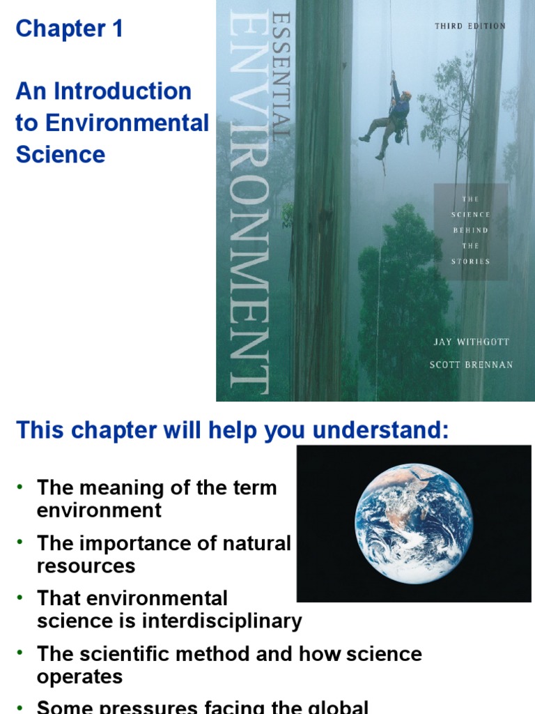 Chapter1 Environmental Science | PDF