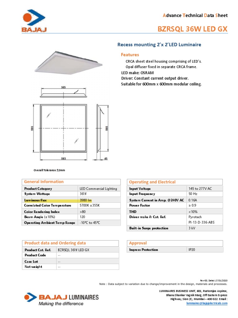 2023 08 05 18 36 28 TDS-BZRSQL 36 W Led GX 1 | PDF