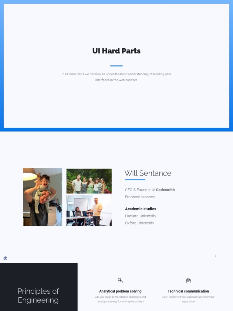 Frontend Masters Hard Parts Ui | PDF