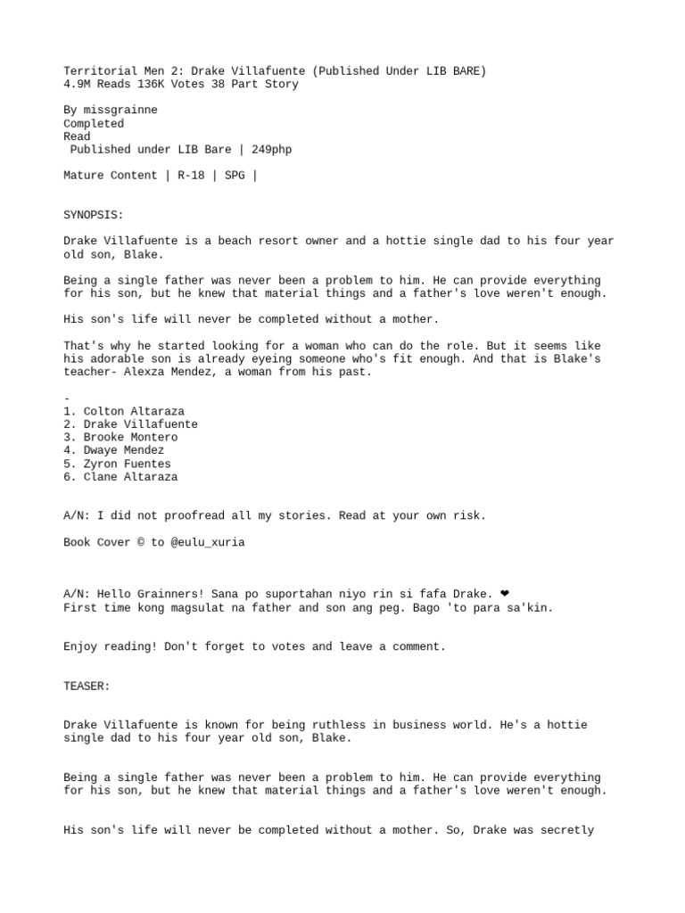 Drake Villafuente Sheshhh | PDF