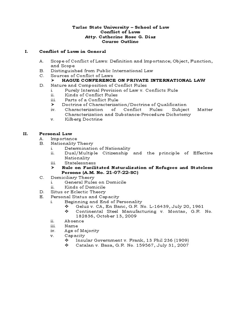 Course Outline 2023 Part I Pdf