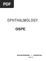 Eye Examination: OSCE Checklist | PDF | Clinical Medicine | Eye