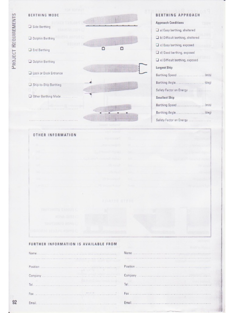Berthing Calculation | PDF