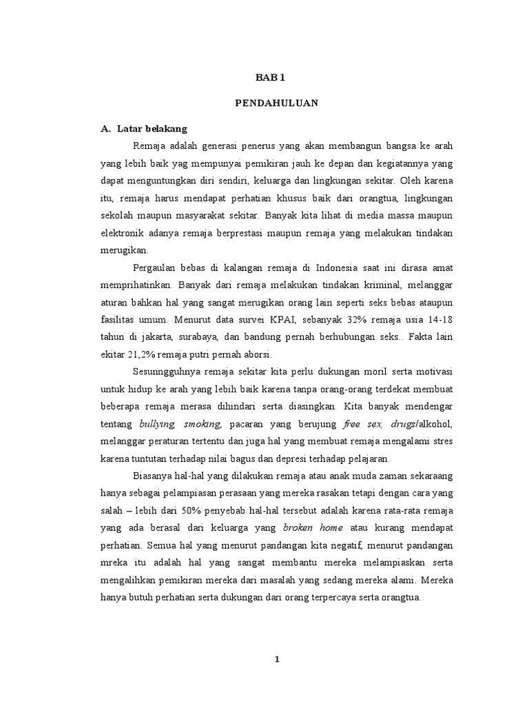 Remaja Dalam Lingkungan (Analisis) | PDF