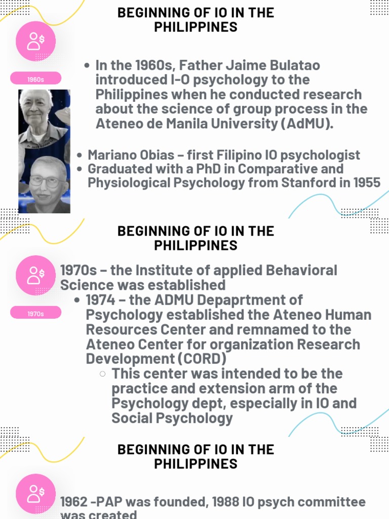 Beginning of IO in The Philippines | PDF | Science & Mathematics