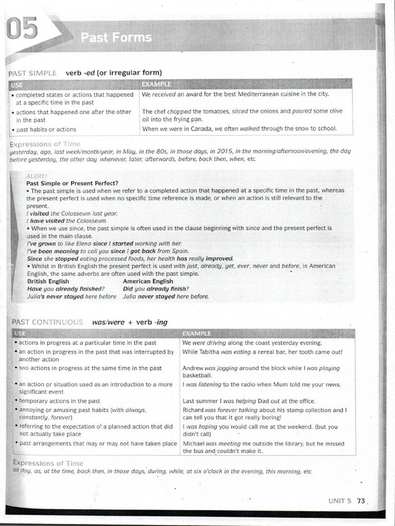 Grammar U5 Reactivate | PDF