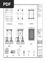 Fixed Solar Mounting Structure Drawing | PDF | Equipment