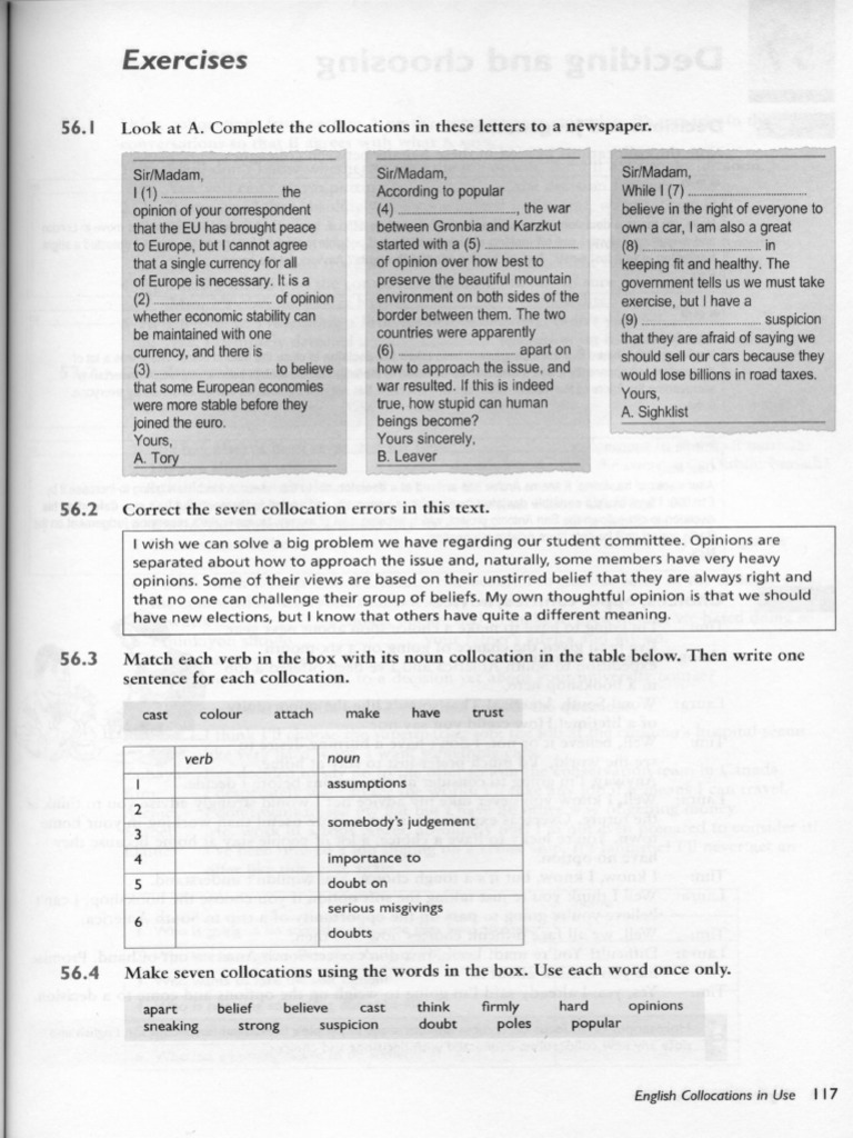 English Collocations in Use Part 24 | PDF