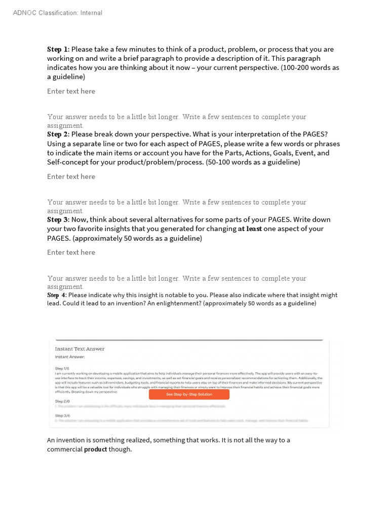 Step 1 | PDF | Insight | Cognition