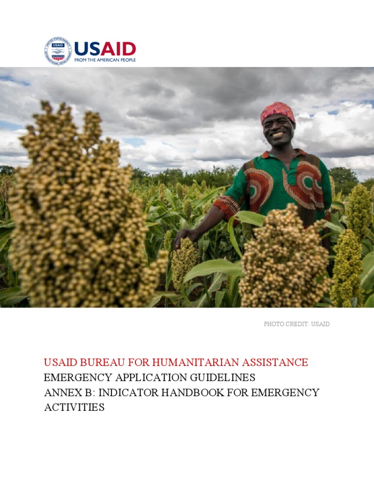 USAID-BHA EAG Annex B - Indicator Handbook March 2021 | PDF
