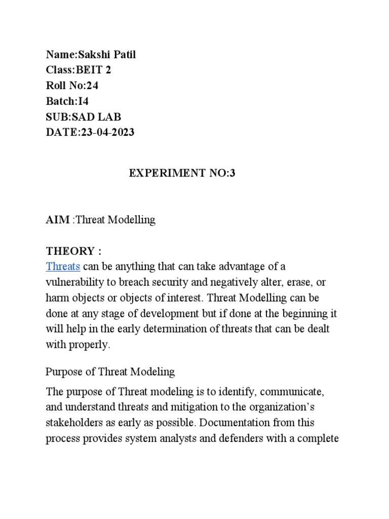 Sakshi Patil SAD LAB EXP-3 | PDF