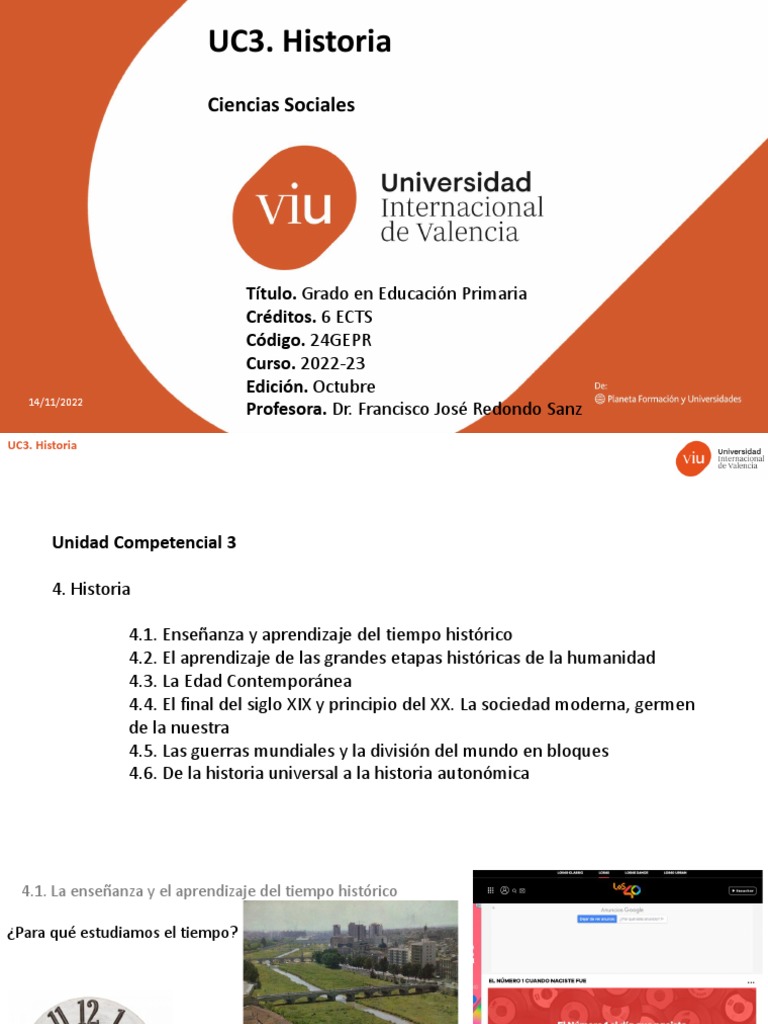 UC3 Historia | PDF