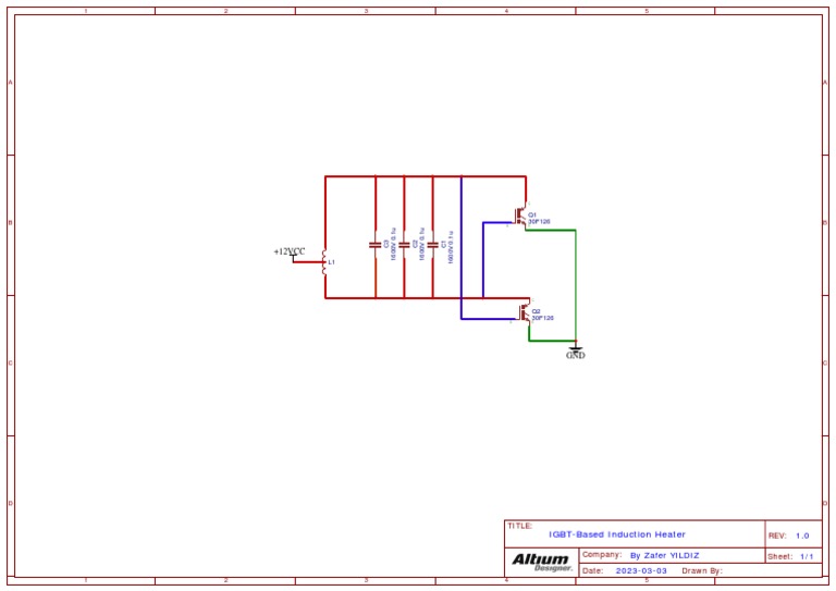 Schematic_IGBT-Based Induction Heater_2023-03-03 | PDF
