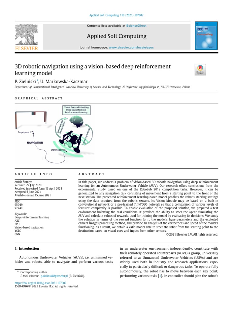 3D Robotic Navigation Using A Vision-Based Deep Reinforcement - 1-S2.0-S1568494621005238-Main ...