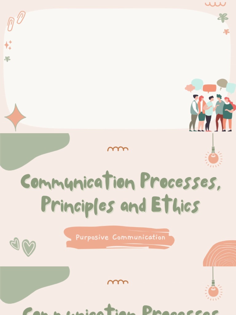 Communication Processes | PDF | Communication | Cognitive Science