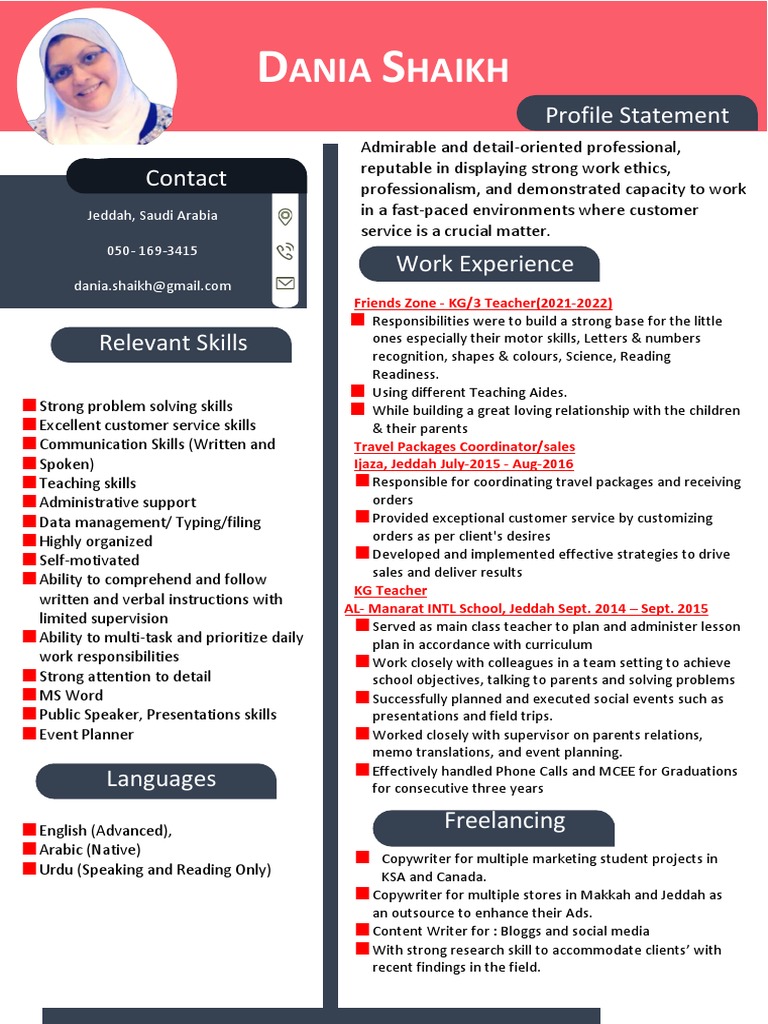 Dania Shaikh CV_2022 | PDF