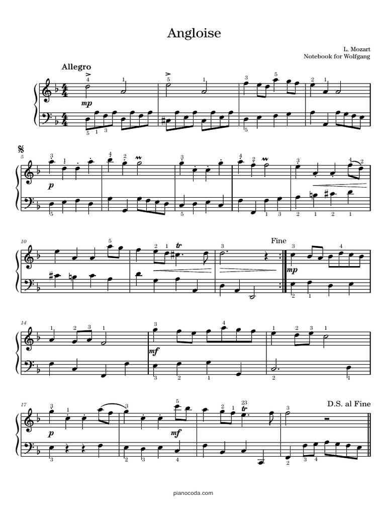 angloise-mozart | PDF