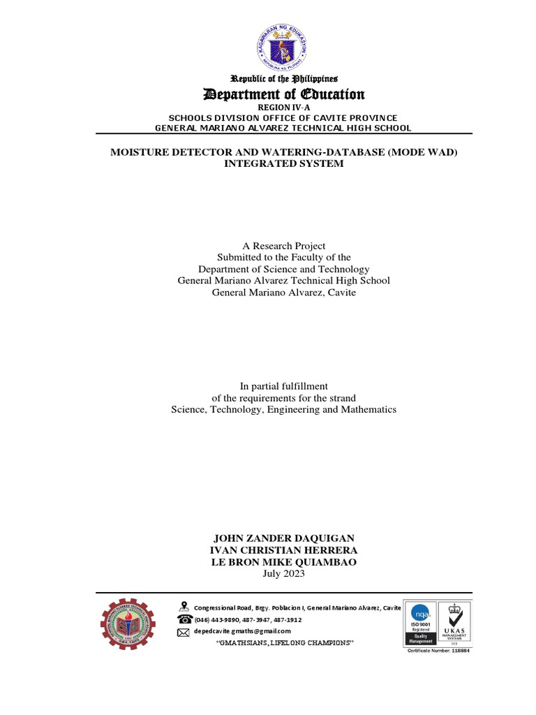 MODE WAD Integrated System | PDF | Technology & Engineering