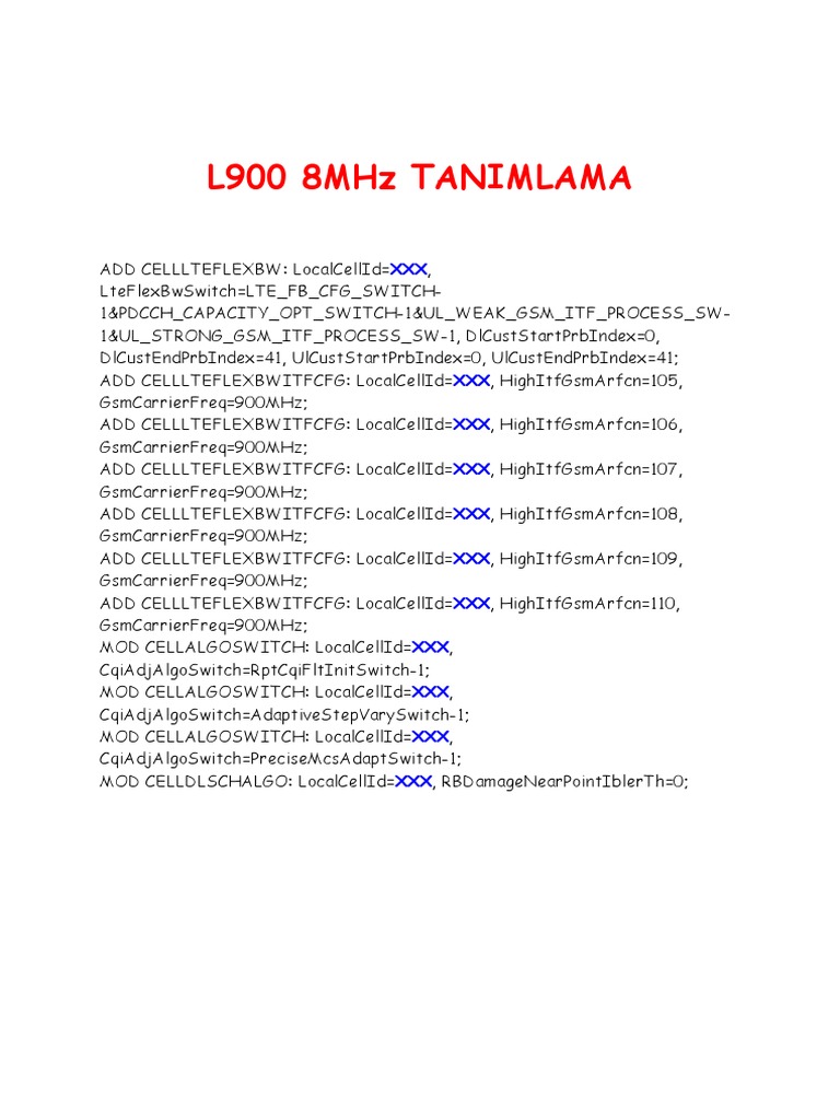 L900 8MHz TANIMLAMA | PDF