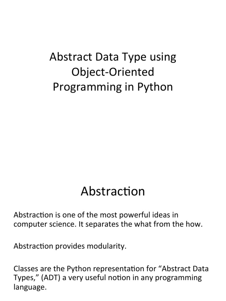 Class 2 Python Adt Pdf 