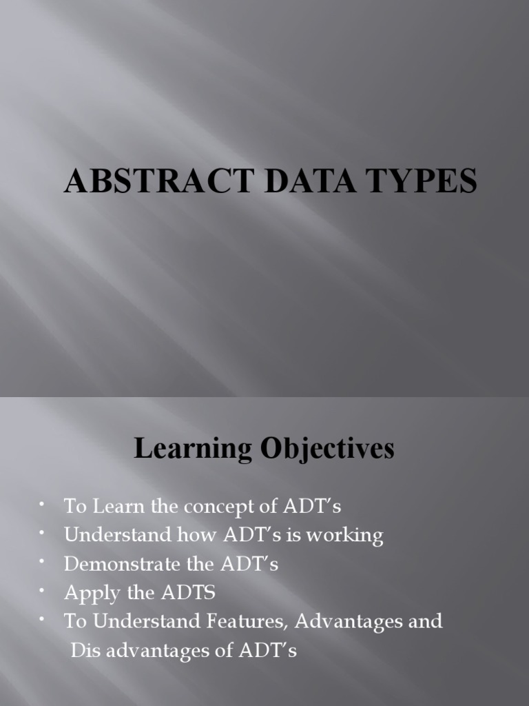 Class 1 Abstract Data Types | PDF | Queue (Abstract Data Type ... Class 1 Abstract Data Types | PDF | Queue (Abstract Data Type ...