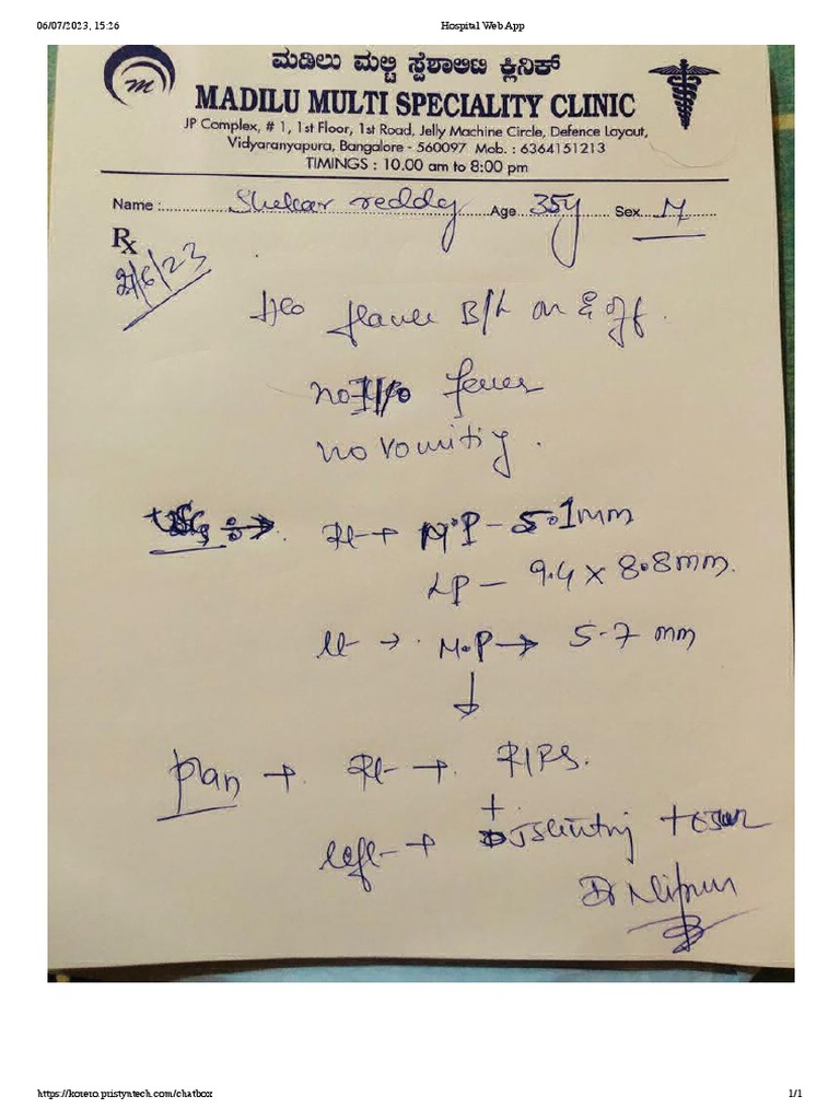 Hospital Web App Guide | PDF