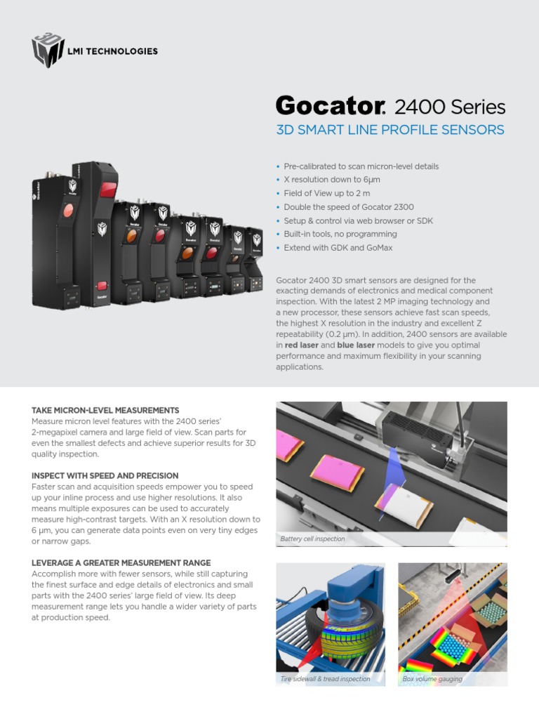 DATASHEET_Gocator_2400_Series_US_WEB | PDF