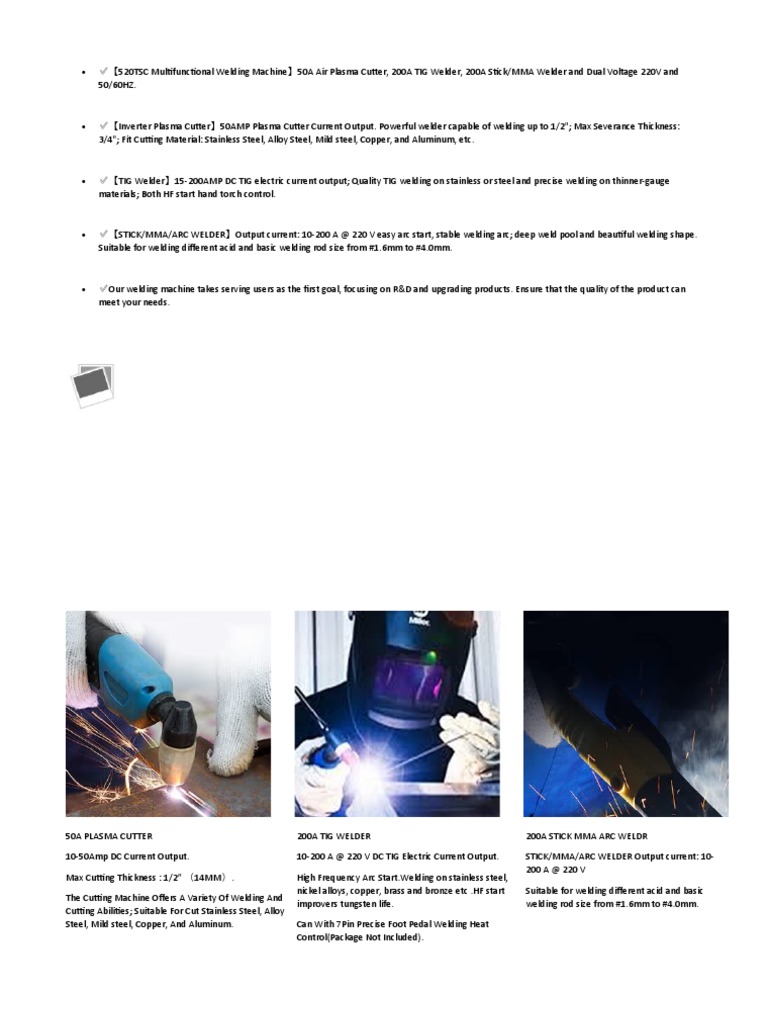 520TSC Multifunctional Welding Machine | PDF | Construction | Welding