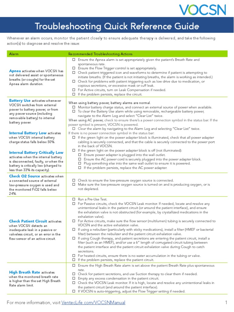 LBL 00154 000 Rev A Troubleshooting QRG | PDF | Science & Mathematics