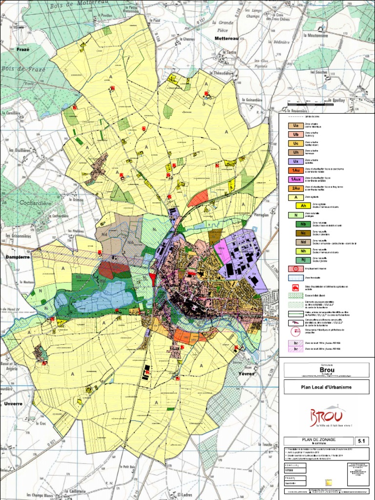 5.1 Plan de Zonage - La Commune | PDF