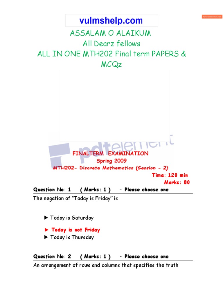 MTH202 Final Term MCQs Mega File With Reference by Farhan | Download ... MTH202 Final Term MCQs Mega File With Reference by Farhan | Download ...