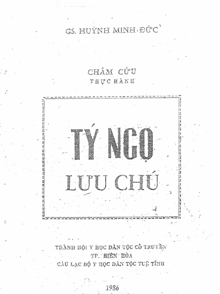 Ty Ngo Luu Chu Gs Huynh Minh Duc | PDF