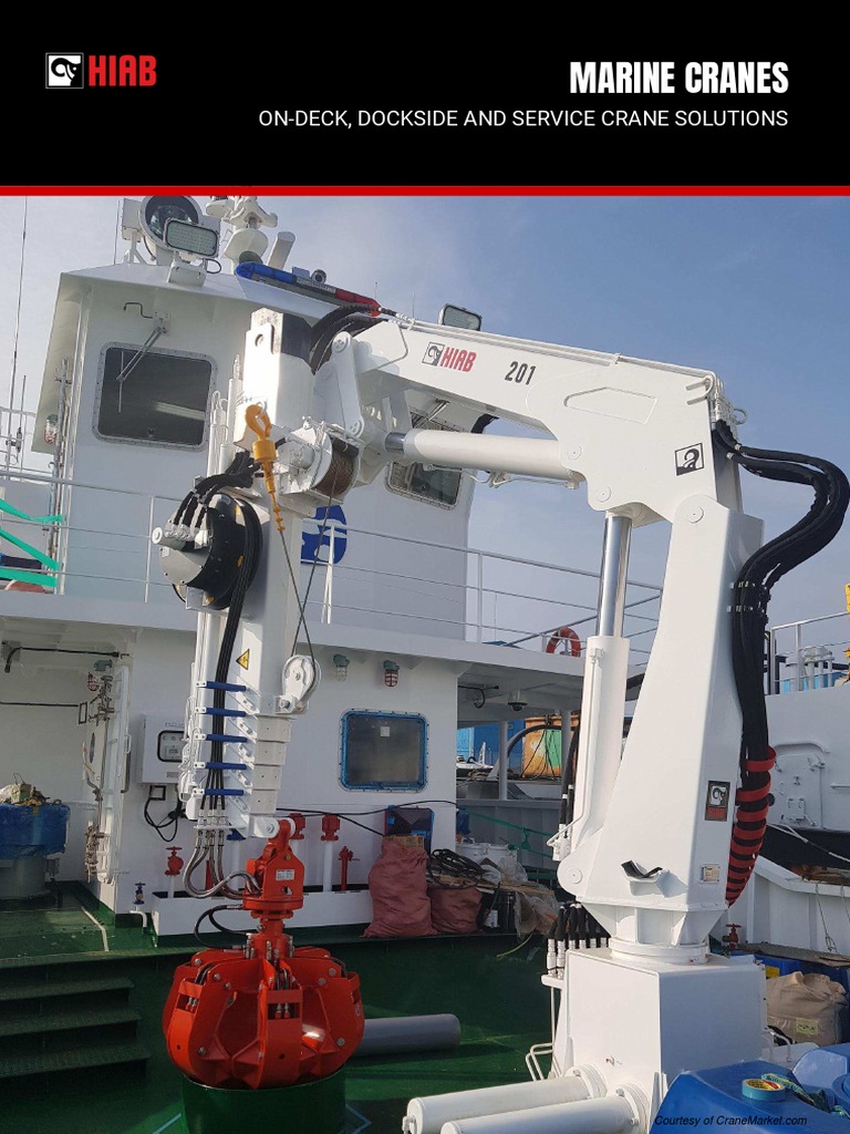 Hiab Knuckle Boom Articulating Cranes Spec 54f3f3 | PDF | Crane ...