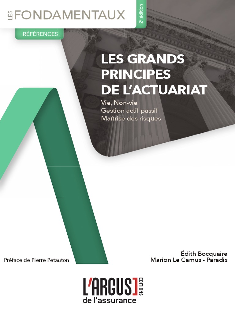 Extrait Les Grands Principes de L Actuariat | PDF