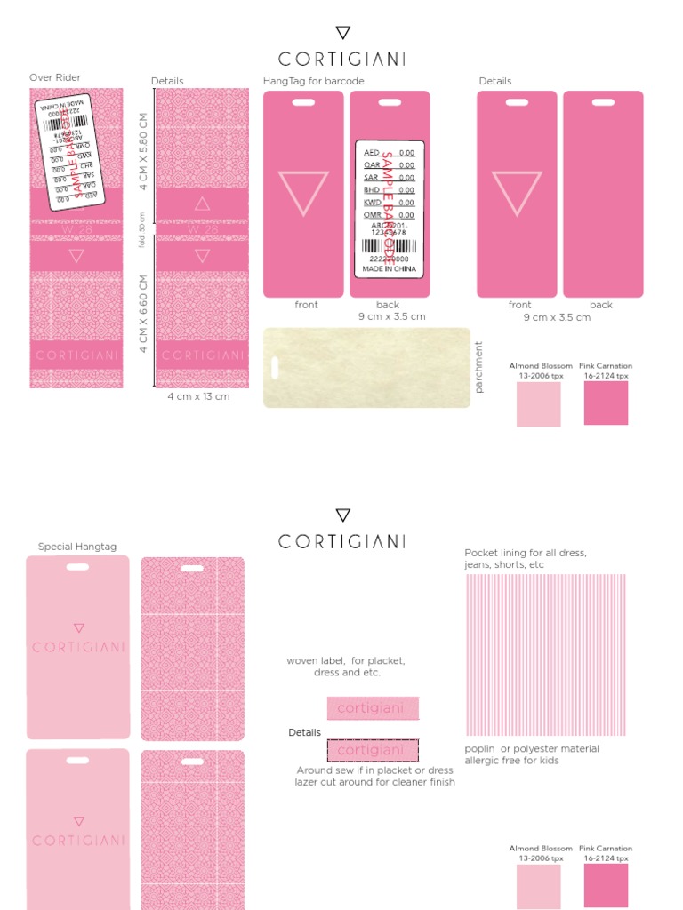 Cortigiani Kids New Label_girls | PDF