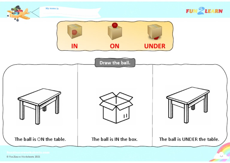 Draw the Ball Worksheet in on Under f2l | PDF